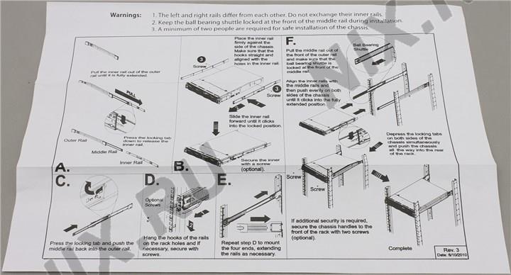 SuperMicro MCP-290-00059-0B Rackmount Kits комплект направляющих для ...